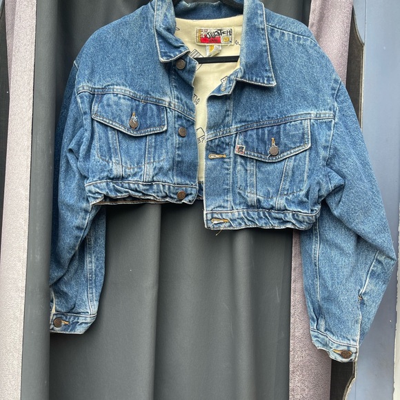 Swatch | Jackets & Coats | Swatch Jeans Graphic Label Denim | Poshmark
